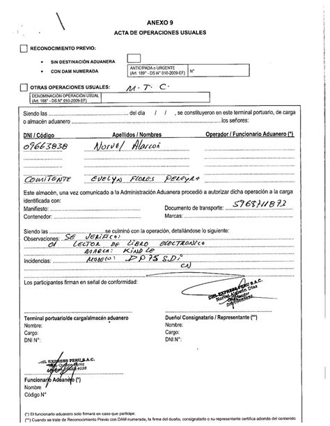 Carta De Aclaracion A La Aduana