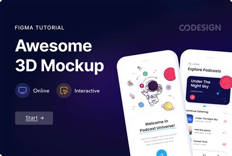 3D Mockup Tutorial Figma