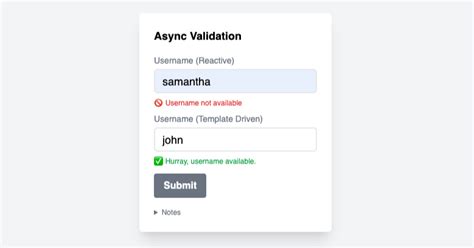 angular async validator codesandbox