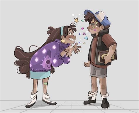 Mabel Pines And Dipper Pines Gravity Falls Drawn By Jjgg Art Danbooru