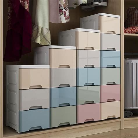 Tour De Rangement Plastique 6 Tiroirs Casier De Rangement Avec