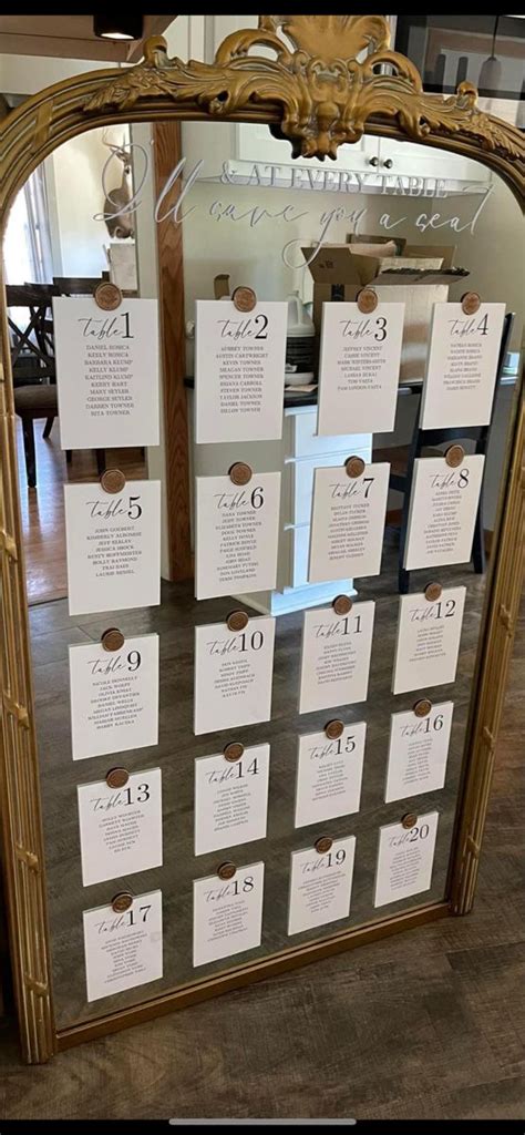 Mirror Seating Chart Artofit