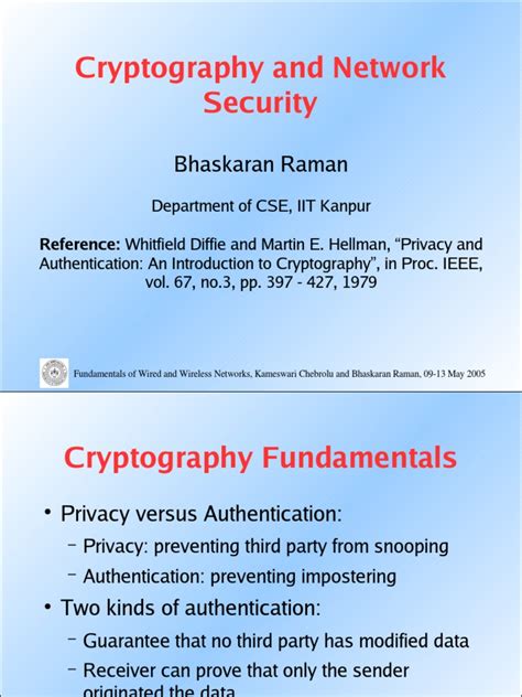 security overview cryptography and network security pdf