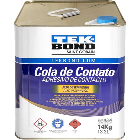Adesivo De Contato 14 Kg Toluol Cola De Contato Alto Desempenho