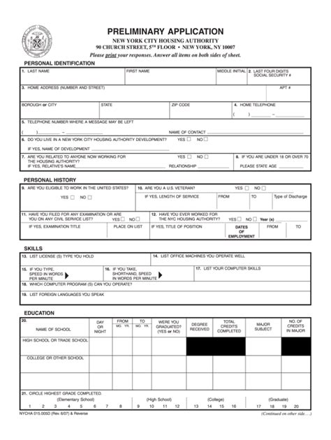 Nycha Jobs Fill Online Printable Fillable Blank PdfFiller Printable