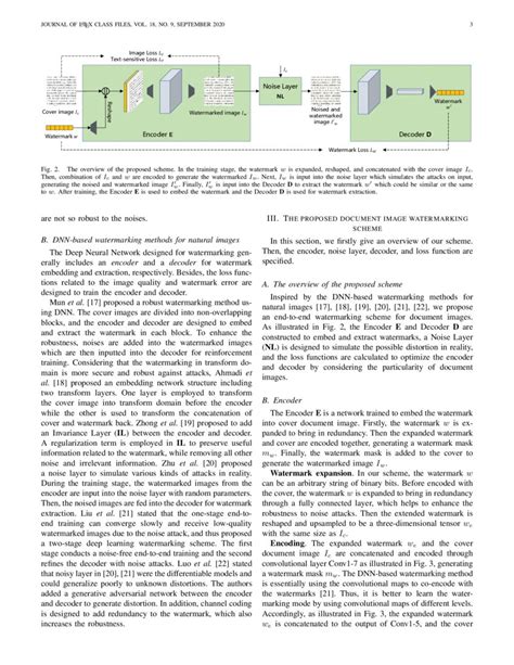 a robust document image watermarking scheme using deep neural network deepai