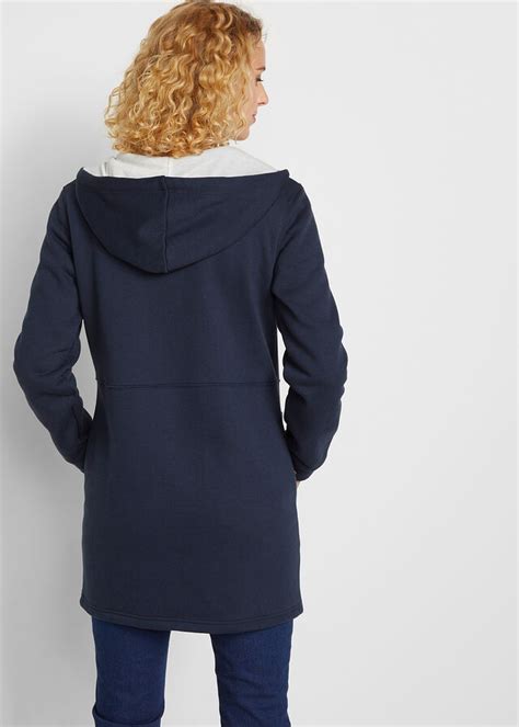 Długa bluza rozpinana z kapturem cena 129 99 zł sklep bonprix