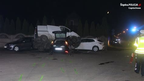 Wypadki kolizje śmierć na drodze Gazeta Częstochowska