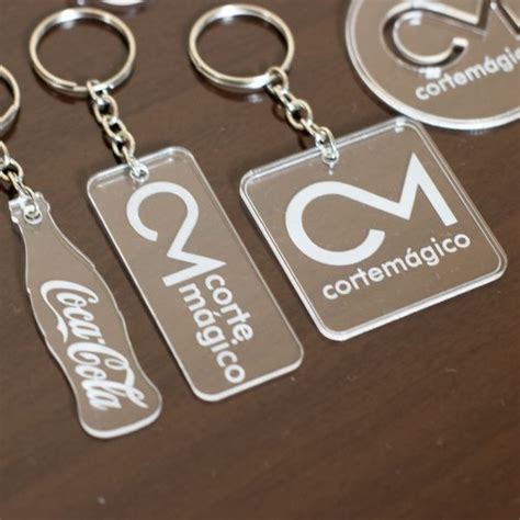 Chaveiro Personalizado Acrílico Corte Mágico