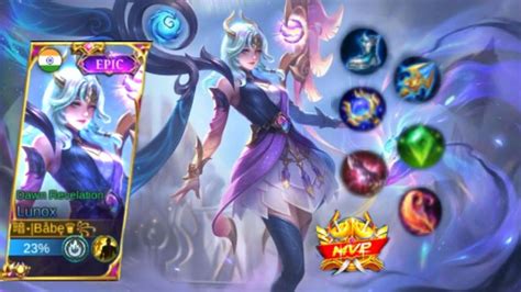 Lunox Gameplay Dawn Revelation Epic Skin MOBILE LEGEND YouTube