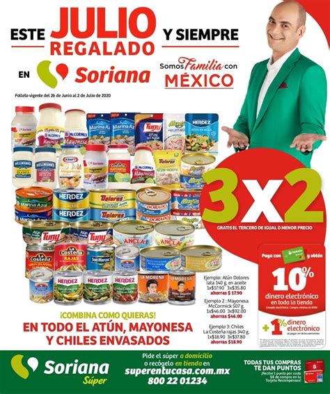 Soriana Super Folleto Julio Regalado 2020 Del 26 De Junio Al 2 De Julio