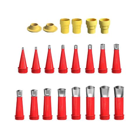 Universal Integrated Rubber Nozzle Kit 2024 New Cartridge Nozzles In Various Sizes Clear Rubber