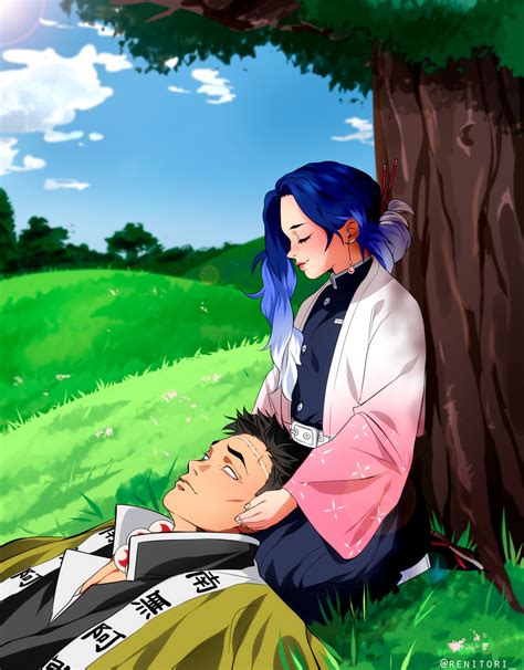 Kimetsu No Yaiba Inoue Mahomi X Himejima Gyomei By Renitori On Deviantart