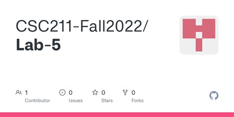 github csc211 fall2022 lab 5