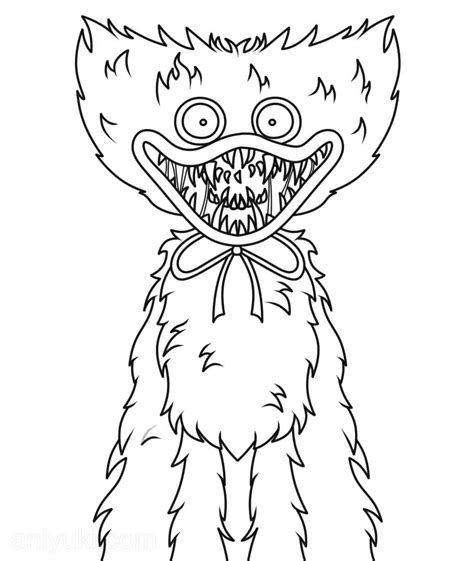 Coloriages Poppy Playtime Aniyuki