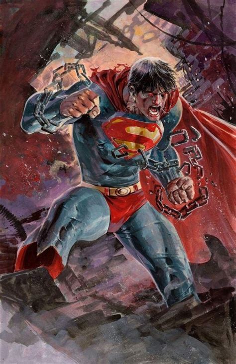 Angry Superman Unchained By Ardian Syaf In Miguel Kent S TRINITY DC
