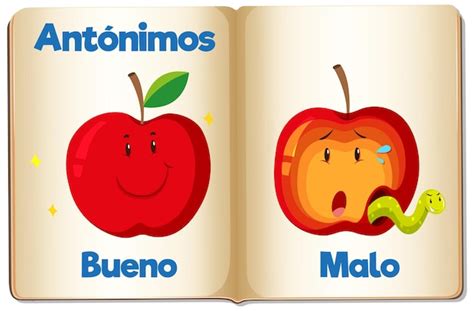 Tarjeta De Palabras Con Im Genes En Espa Ol De Ant Nimos Educativos