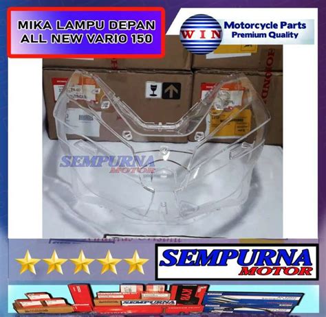 Jual Mika Lampu Depan All NEW Vario 125 Atau 150 Tahun 2018 Merek Win