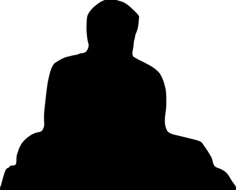 SVG statue religion Japon Bouddha Image et icône SVG gratuite