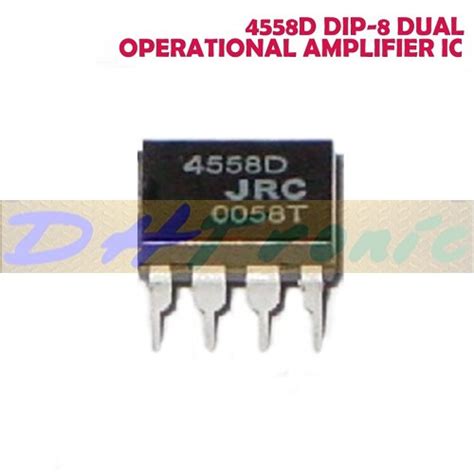 Jual IC Op JRC4558 IC JRC4558D JRC4558 JRC 4558 4558D DIP 8