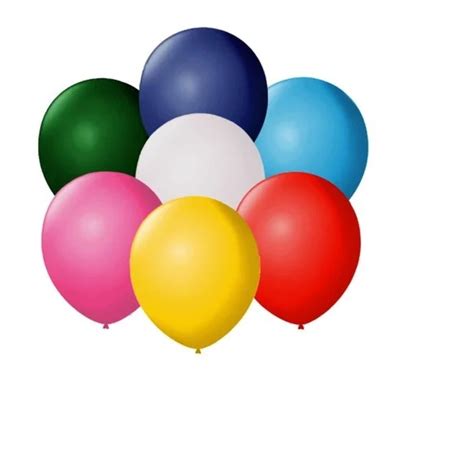 Balão liso N 8 bexiga para festa aniversário MISTO COLORIDO