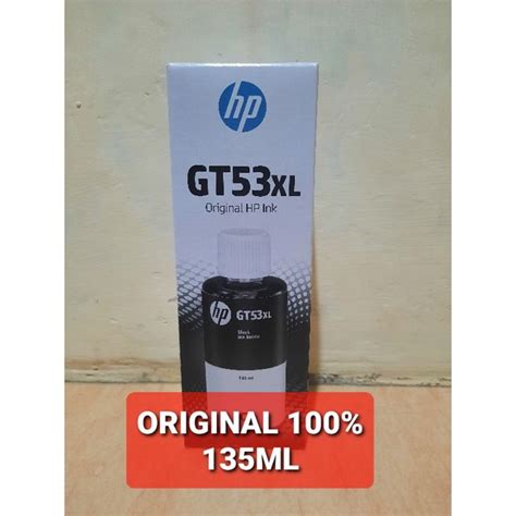 Jual Tinta Printer Hp Gt 53Xl Bla 135Ml For Ink Tank Smart Tank