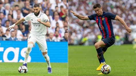 Benzema Lewandowski Duelo de delanteros en El Clásico El Gráfico