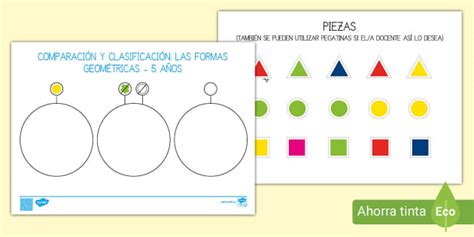 Comparaci N Y Clasificaci N Las Formas Geom Tricas A Os