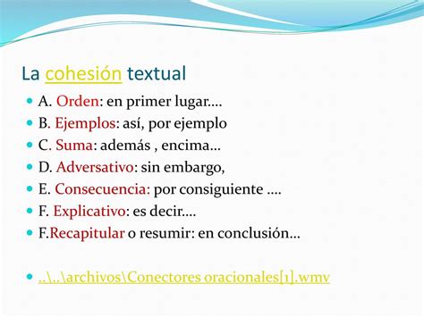 Ejemplos De Cohesion Textual