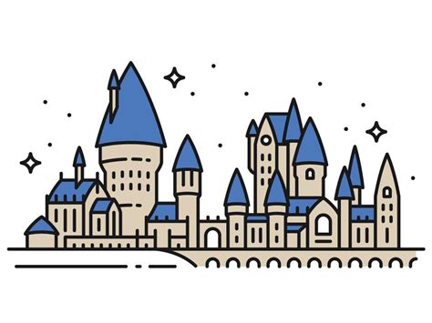 How To Draw Hogwarts Easy Step By Step At Drawing Tutorials