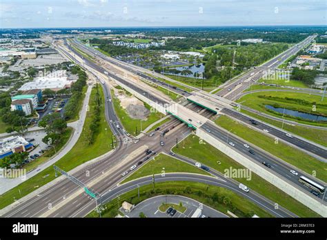Sanford Florida Interstate I State Road Highway Intersection