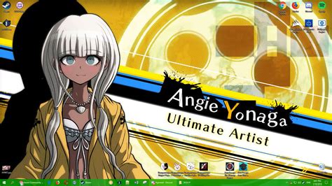 Background Danganronpa Introduction Template Yellow