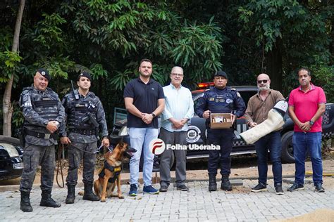 Guarda Civil Municipal recebe equipamentos para treinar cães da