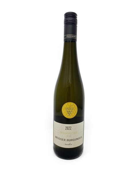 Nr 13 Weißer Burgunder Kabinett trocken WEINGUT ÖKONOMIERAT ISLER