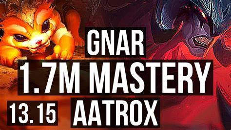 Gnar Vs Aatrox Top M Mastery Games Legendary Kr