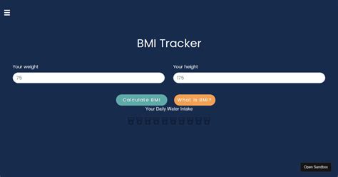 Bmi Tracker Forked Codesandbox