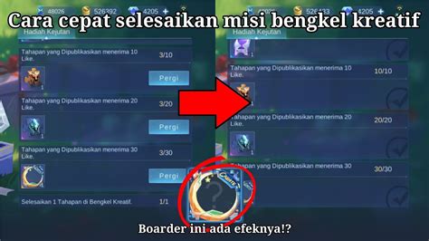 Cara Cepat Selesaikan Misi Bengkel Kreatif Mlbb YouTube