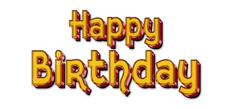 Happy Birthday Golden Color Shine Design Happy Birthday Ribbon Golden