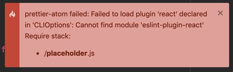 Failed To Load Plugin Prettier Declared In CLIOptions Cannot Find
