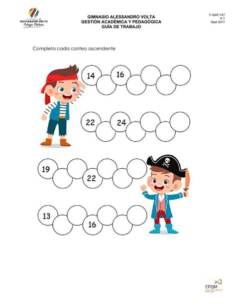 Conteo Ascendente Y Descendente Worksheet Personajes De Pocoyo