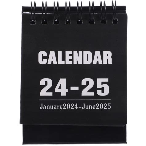 Mini Kalendarz Biurkowy Na Rok 2024 Kalendarz Kieszonkowy Na Biurko Na