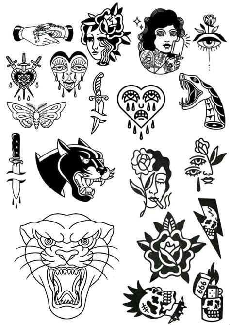Flash tattoo tatuagem oldschool rapida Татуировки старой школы
