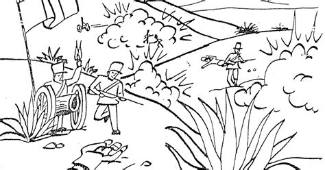 Pinto Dibujos Batalla Del De Mayo Para Colorear