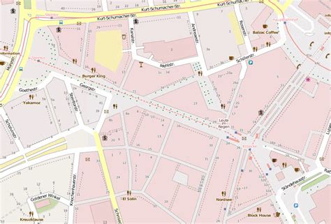 Georgstraße Stadtplan mit Satellitenfoto und Hotels von Hannover
