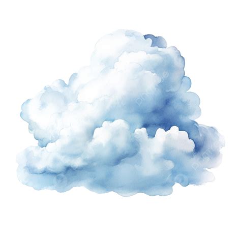 Cloud Watercolor Illustration Cloud Sky Watercolor PNG Transparent