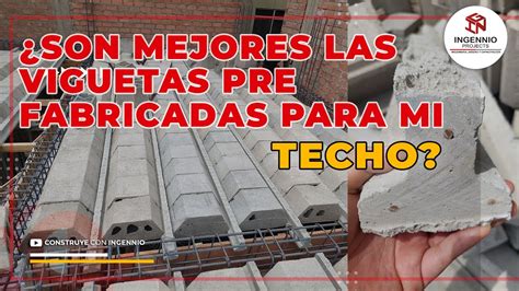 VIGUETAS PRETENSADAS PARA TECHOS YouTube