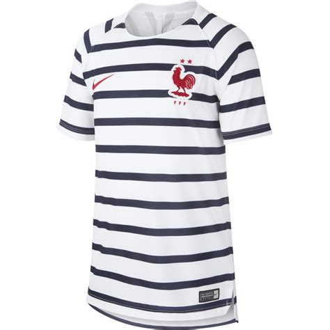 Maillot entraînement junior Equipe de France marinière 2 étoiles 2018
