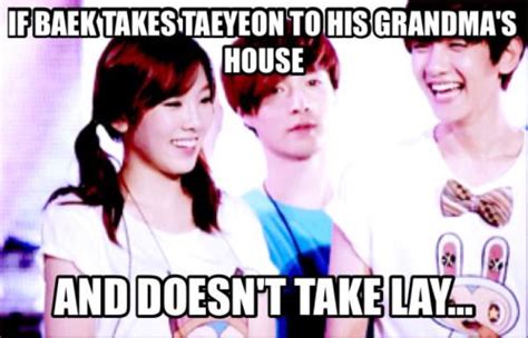 Luv My Funny Kpop Taeyeon Baekhyun Exo Memes
