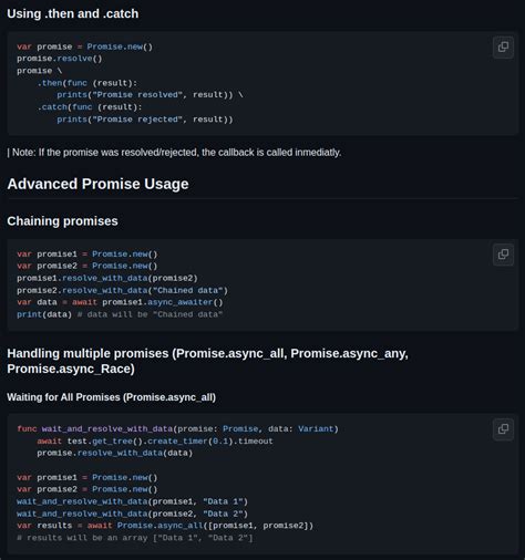 Gdscript Promise Async Utils Godot Asset Library