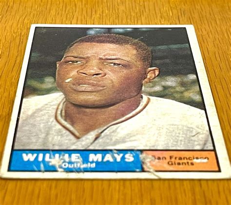 1961 Topps Willie Mays 150 Fair Condition Please Look EBay